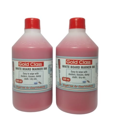 Gold Class White Board Marker Ink, 500ML | Easily refillable | Suitable ...