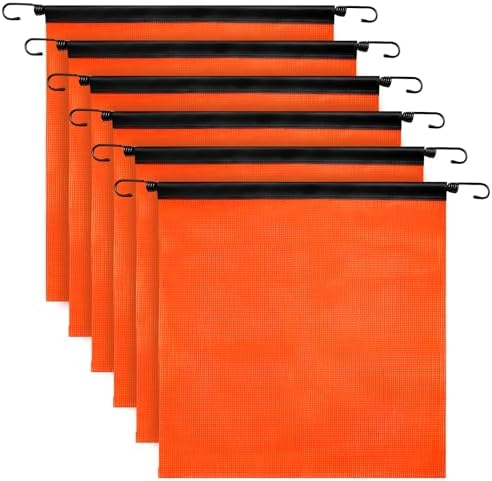 Amazon.com : NDSWKR 6 Pack 18 x 18 Inch Safety Flags for Trucks ...
