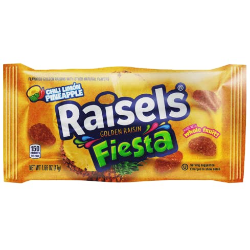 Amazon.com : Raisels Fiesta | Whole Fruit Snacks | Chili Limón ...