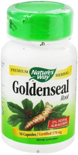 Amazon.com: Goldenseal Root 570 MG (50 Capsules) : Health & Household