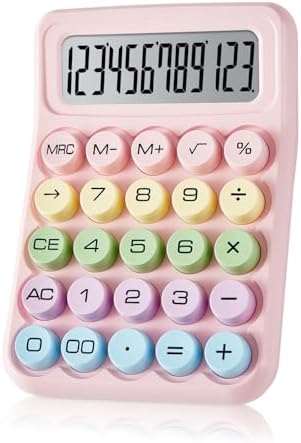 Amazon.com : Cute Small Calculator with Large Display and Big Buttons ...