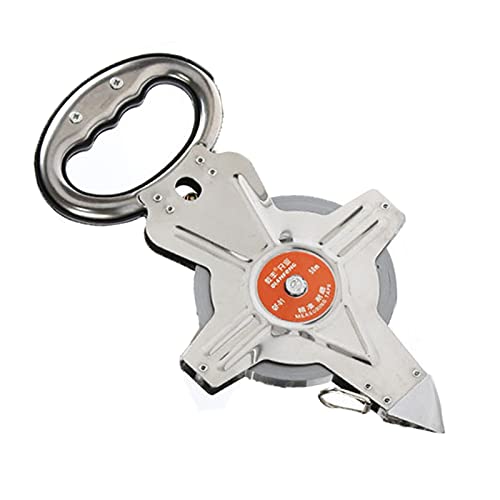 50m Long Steel Tape Measure Open Reel Surveyors Tape Measure Measuring ...