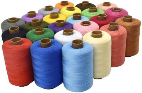 Amazon.com: SHRJ 24Pcs Sewing Thread Spools Set 1000 Yards Per Spool ...