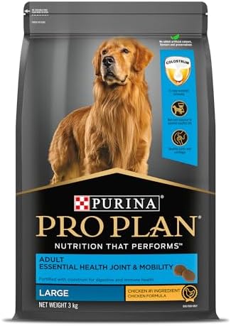 PURINA Pro Plan Adult Dog Kibble Food for Large Breed Dogs, 3Kg Pack ...