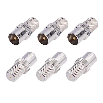 KeepItSecret Male RF Connector/TV RF Coaxial Plug Connector Cable Wire ...