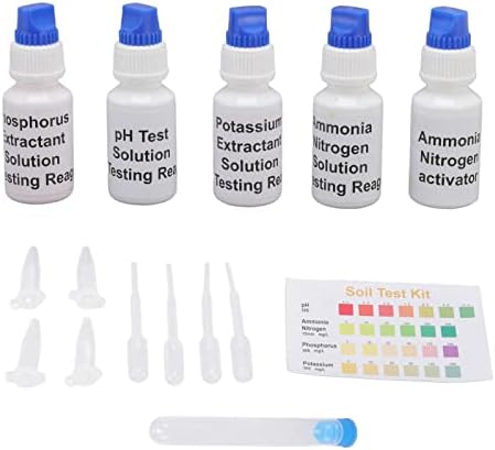 Soil Test Kit,PH Nitrogen Phosphorus Potassium Soil Test Liquid ...