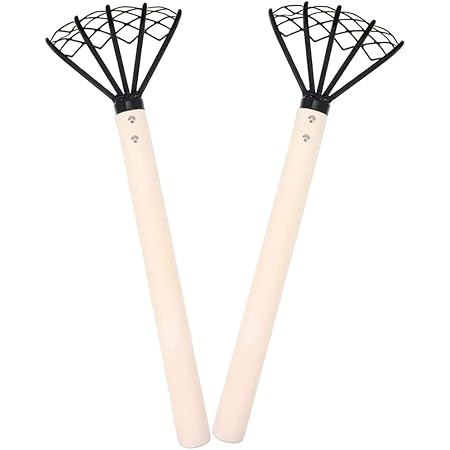Amazon.com : Claw Rake with Mesh Net, 15 Inch Japanese Hand Rake, 5 ...