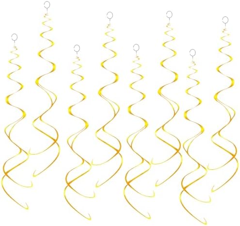 Amazon.com: 30 Pcs Blue Swirls Decorations Hanging Swirl Decorations ...