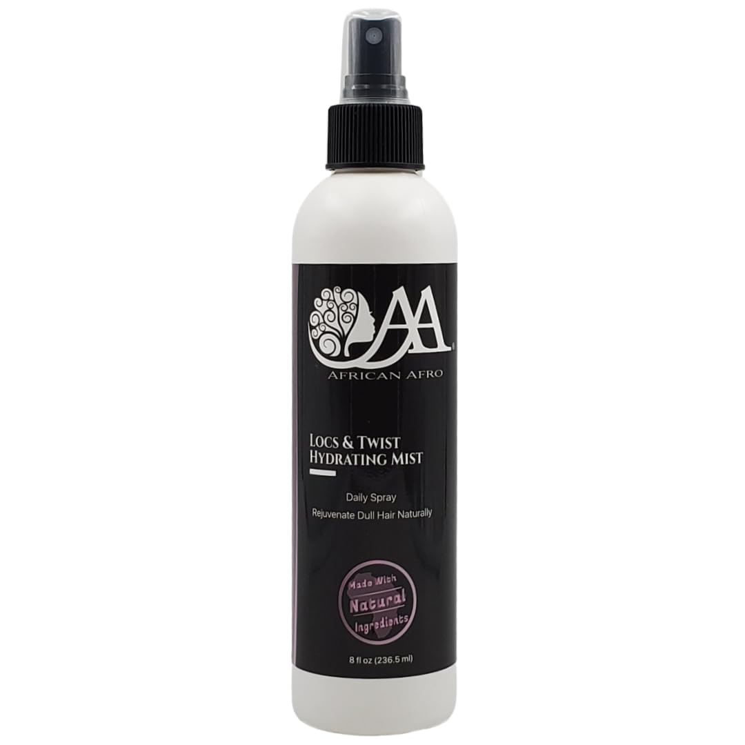 Amazon.com : African Afro Locs and Twist Hydrating Hair Mist, Refresher ...
