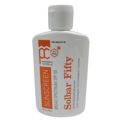 Amazon.com: SolBar PF Cream 50 Sunscreen, SPF 50, Unscented 4 oz (115 g ...