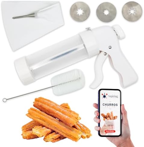 Amazon.com: Churro Maker Machine - Churro Kit w/Gun Handle, Tube, & 3 ...