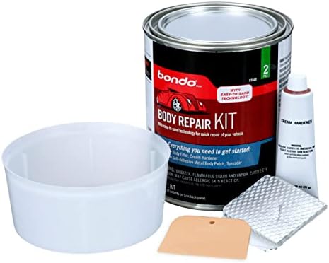 Amazon.com: Bondo Body Repair Kit, 00312, Filler 1.57 lb and Hardener 0 ...