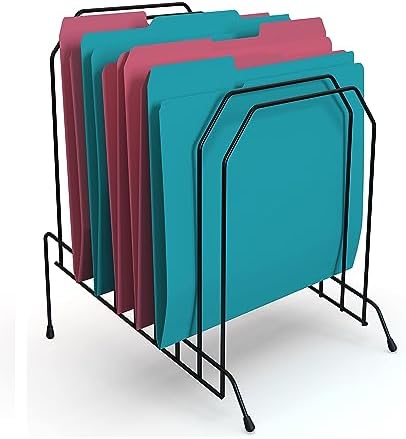 Amazon.com: 1InTheOffice Metal Incline Desktop File Sorter, 8 ...