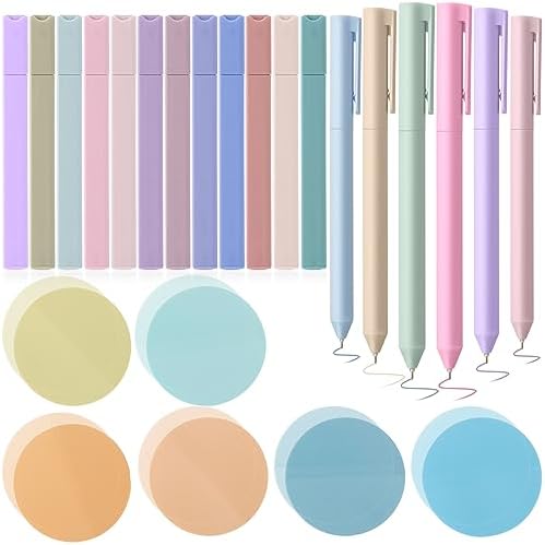 Amazon.com : 24 Pcs Aesthetic Highlighters and Ink Color Pens Set ...