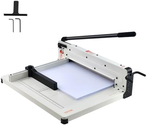 VEVOR Heavy Duty Paper Cutter, 17" Industrial Commercial Guillotine ...