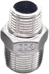 Amazon.com: Pipe fitting,1PCS DN8 - DN100 Male Thread Hex Nipple Union ...