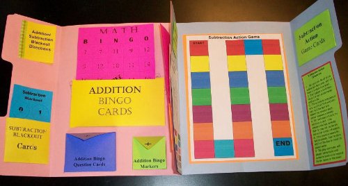 Addition & Subtraction Basic Facts Games Lapbook - Assembled: Cyndi ...