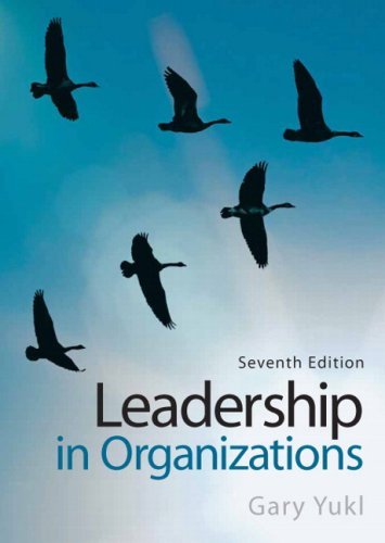 Leadership in Organizations 7th edition: Gary A. Yukl: 0352030000919 ...