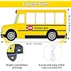 Amazon.com: ojustbeok School Bus Photo Prop Selfie Frame Back to School ...