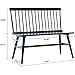 Amazon.com - Duhome Entryway Bench, Black Dining Bench with Spindle ...