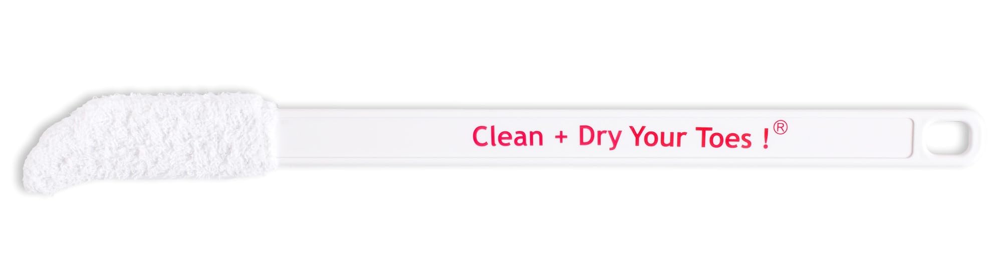 Extra Long Handle 55cm Foot, Toe Brush to Clean and Dry Between All ...