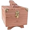 Amazon.com: FootFitter Grand Cedar Shoe Shine Box – Valet Storage Box ...