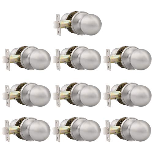 Snapklik.com : Round Closet And Hall Door Knobs Interior Door Hardware Passage Door Locksets ...