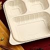 Buy VIK® 5 Compartment Disposable Plates with Lid Cover (Pack of 20 ...