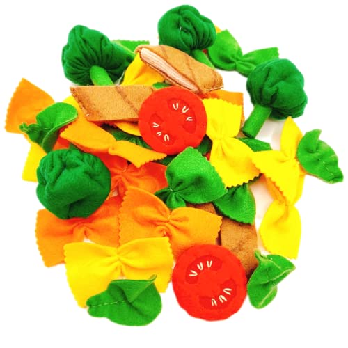 Amazon.com: Pasta with broccoli, farfalle, bow tie pasta, felt play ...