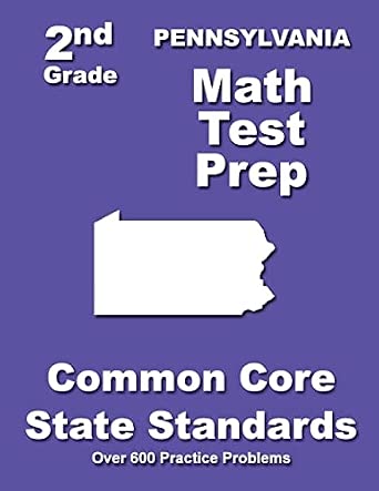Pennsylvania 2nd Grade Math Test Prep: Common Core State Standards ...