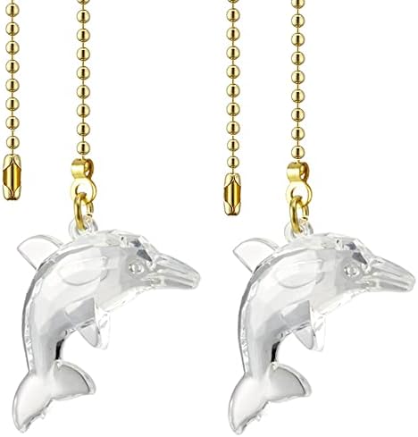 Ceiling Fan Pull Chain,2PCS Ceiling Fan Lighting Chain Pulls Acrylic ...