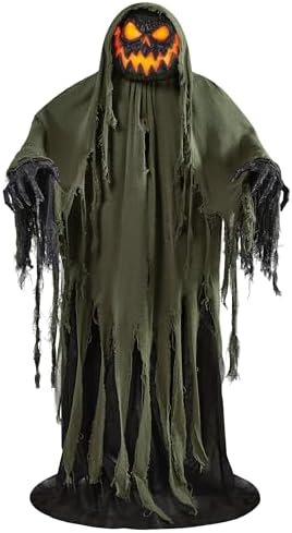 Amazon.com: Spirit Halloween 6.2 Ft. Deluxe Ghost Face Animatronic ...