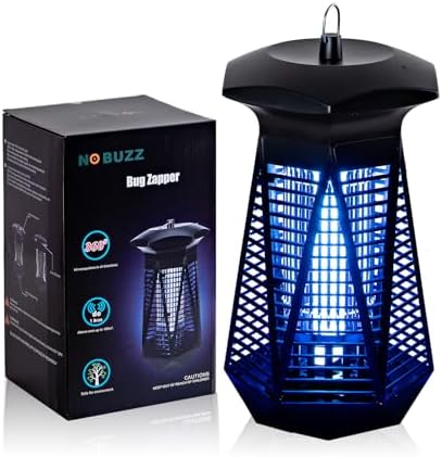 Amazon.com : PEMATAR Bug Zapper Outdoor Electric, 4200V/20W High Power ...