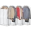 Amazon.com: Zilink Breathable Garment Bags for Fur Coat 43” Suit Bags ...