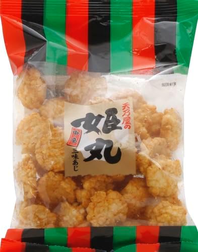 Amazon.com: Amanoya Himemaru (Japanese Rice Crackers), Medium, 3.45 oz ...