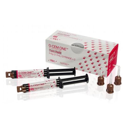GC America Inc GC 013686 G-CEM ONE Dental Resin Luting Cement Twin A2 2 ...