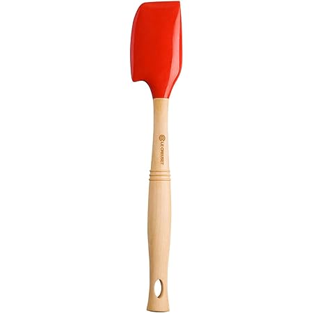 Le Creuset Medium Silicone Spatula With Wooden Handle and Removable ...