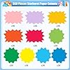 Amazon.com: MixTeach 360 Pcs Multicolor Starburst Signs Cutouts in 2 ...