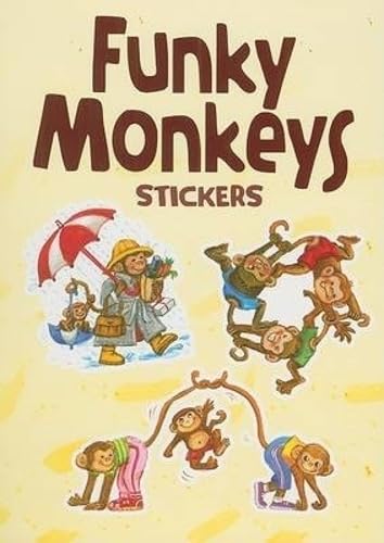 Funky Monkeys Stickers (Dover Little Activity Books Stickers): Han, Yu ...