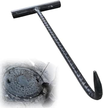 Manhole Hook Tool, Handy Hook Lifting Tool, Hand Hole Hook Lifting ...
