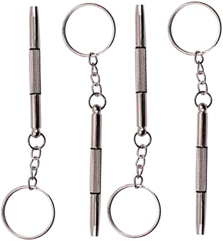 REQAG Set of 4 Mini Glasses Screwdriver 3 in 1 Precision Glasses Repair ...