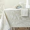 Amazon.com: Benson Mills Harmony Scroll Woven Damask Fabric Tablecloth ...