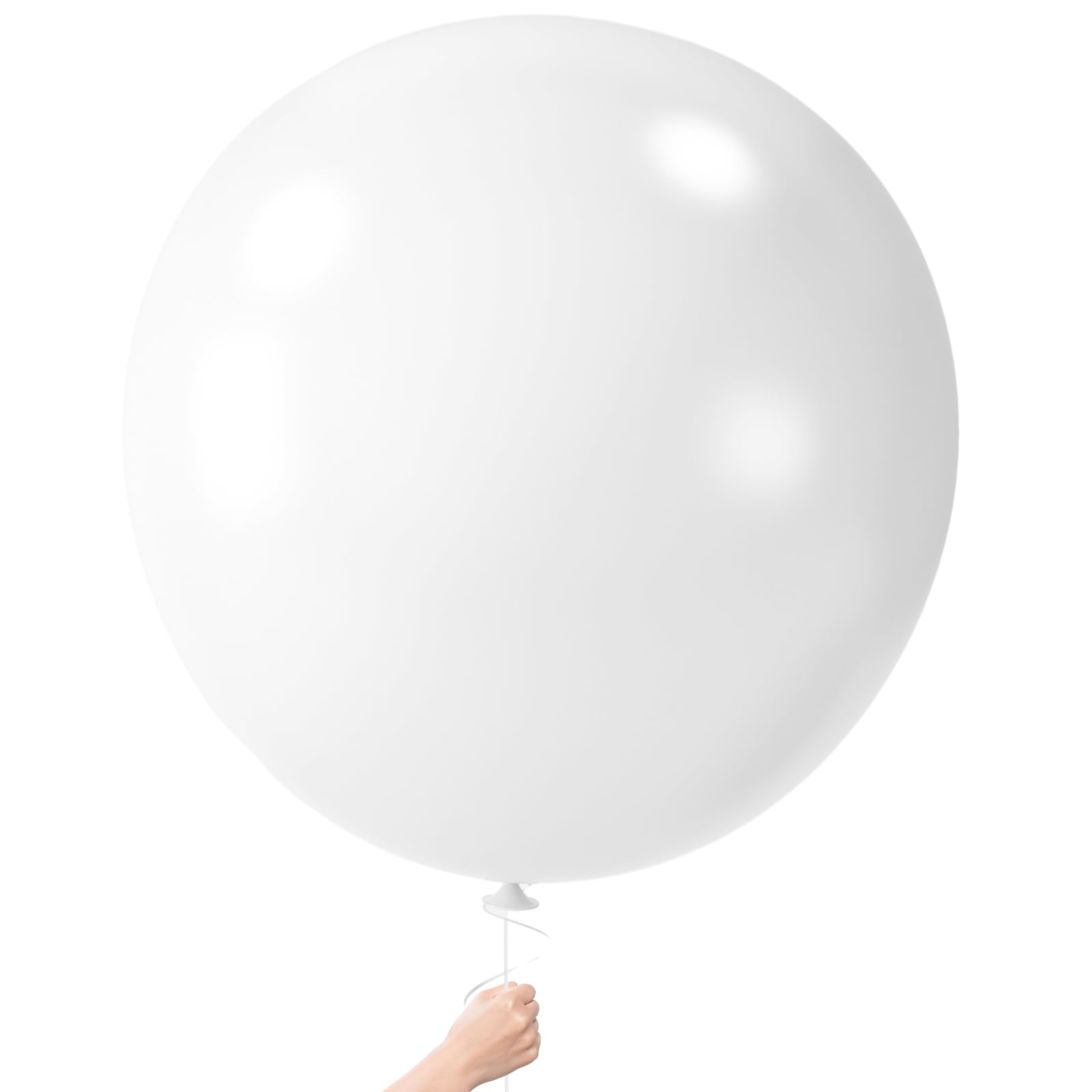 Snapklik.com : 4PCS Large Balloons 36inch, White Giant Balloons Jumbo ...