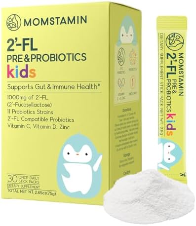 Amazon.com: MOMSTAMIN 2'-FL Pre & Probiotics for Whole Family : Gut ...