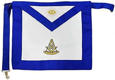 Amazon.com: Imason mens Past Master Masonic White Synthetic Leather ...