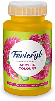 Fevicryl Acrylic Colors Pearl Metallic Kit, 40ml, 4 Shades : Amazon.in ...