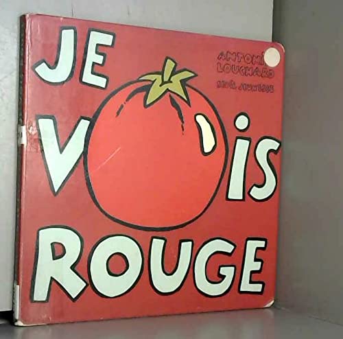Amazon.fr - Je vois rouge - Louchard, Antonin - Livres