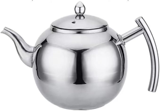 Amazon.com | Ceiteo 34oz/ 1000ml Stainless Steel Teapot, Ceiteo Metal ...
