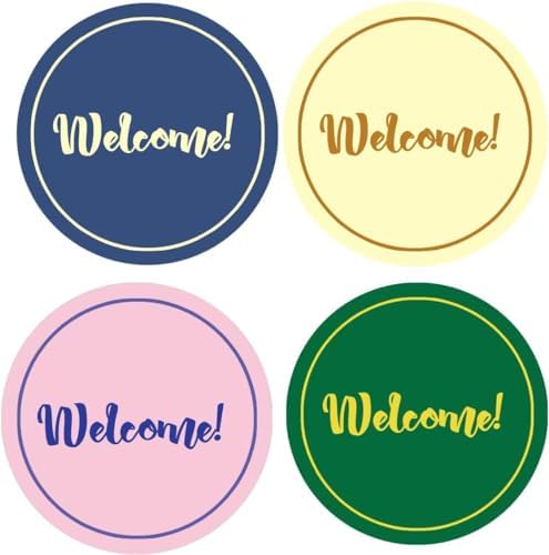 Amazon.com : Welcome Greeting Stickers Labels,Wedding Welcome Stickers ...