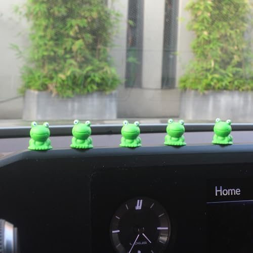 Amazon.com: Refintural 10 Pcs Mini Frog Cute Car Accessories - Rear ...